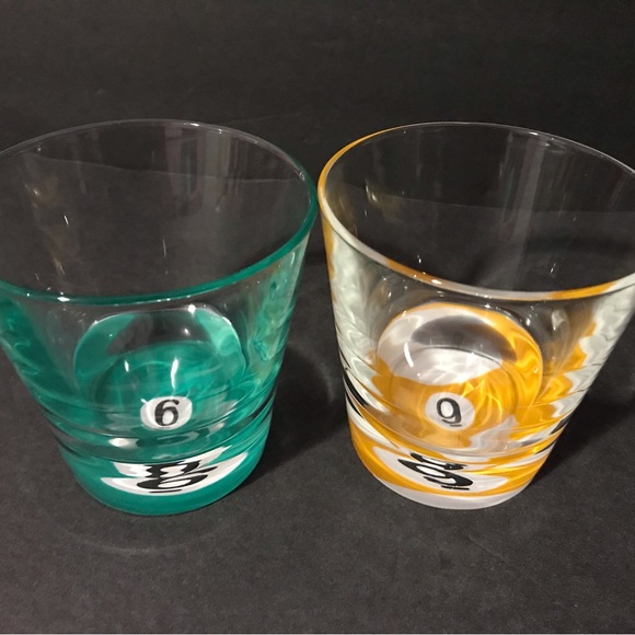 Luminarc France | Dining | Vintage 2 Luminarc France Pool Ball Billiard ...